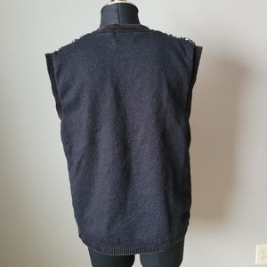 Vintage | Sweaters | Koret Red Knit Retro Nordic Sweater Vest | Poshmark